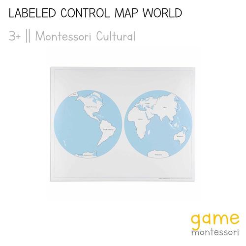 Jual Game Montessori Labeled Control Map - Asia, Europe, South, North ...