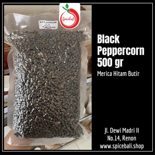 Jual 1 Kg Black Peppercorn / Merica Hitam Butir / Lada Hitam Utuh 1kg ...