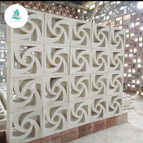 Jual Roster beton putih minimalis motif kincir 20x20 - Kota Tangerang ...