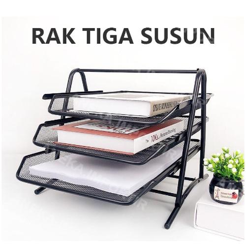 Jual Rak Kertas Dokumen Surat 3 Susun - Paper Document Letter Tray 3 ...