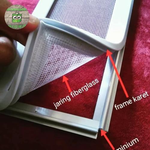 Jual kasa nyamuk kawat nyamuk ram nyamuk fiberglas bisa di lepas pasang ...