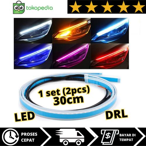 Jual LAMPU LED DRL ALIS 30CM DAYTIME RUNNING LIGHT DRL STRIP SEIN ...