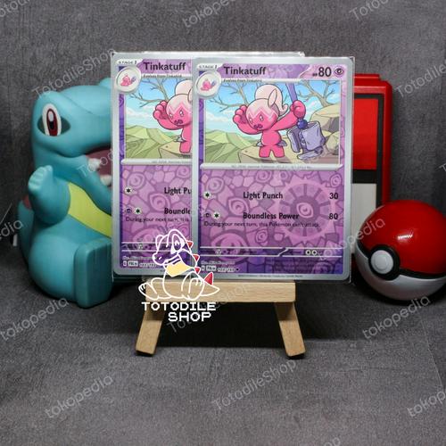 Jual Pokemon English Tinkatuff Reverse Holo Paldean Evolved PAL EN 103/ ...