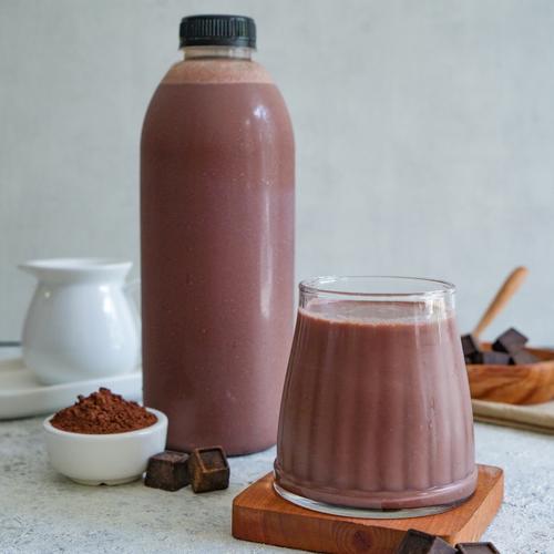 Jual Es Coklat / Susu Cokelat Hitam / Dark Chocolate Milk - 250 ml ...