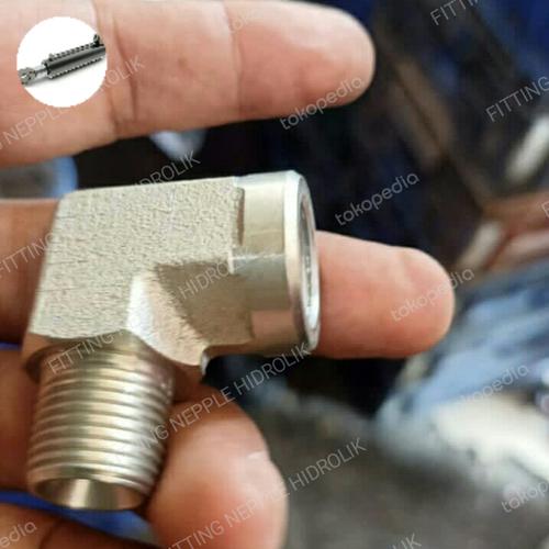 Jual NEPEL ELBOW MALE 3/8 NPT x FEMALE 3/8 NPT DRAT DALAM - Jakarta ...