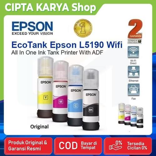 Jual Epson L5190 Wifi All In One Ink Tank Printer With Adf Rimunstore ...