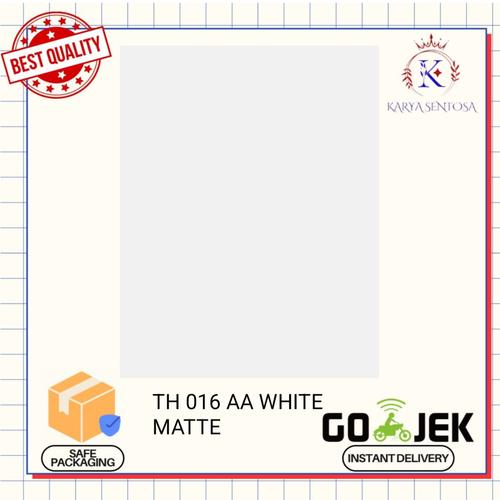 Jual TACO HPL TH 016 AA WHITE MATTE - Jakarta Barat - Karya Sentosa. | Tokopedia