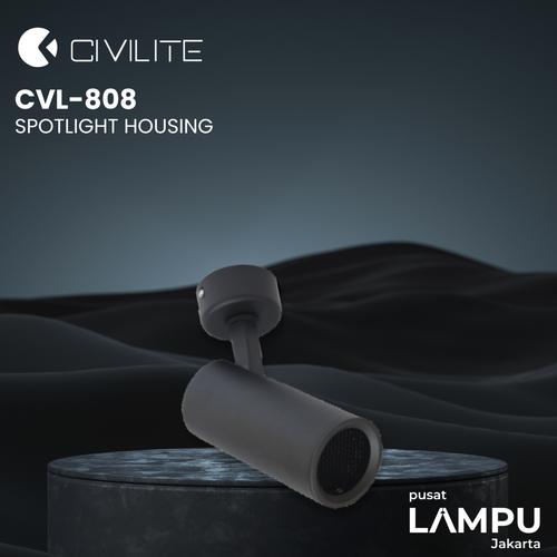 Jual CIVILITE CVL-808 Track Rell Plafon Light isi Lampu MR16 Kosongan ...