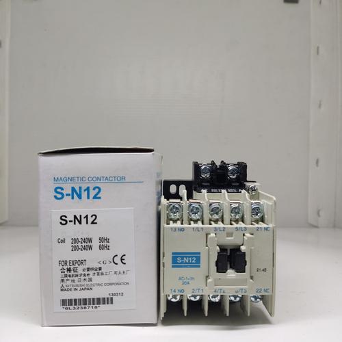 Jual Kontaktor / Contactor Mitsubishi S-N12 SN-12 SN 12 SN12 220v - Jakarta Barat - Ganesia ...