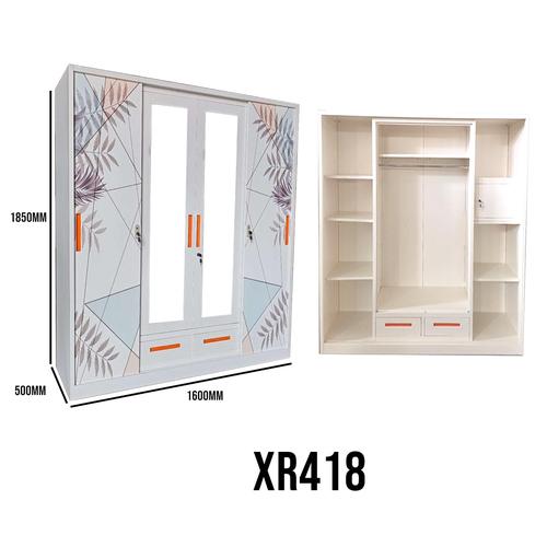Jual Lemari Baju Besi - Lemari Pakaian Besi Sliding / 2 Pintu / 3 Pintu - XR418 - Kab. Tangerang ...