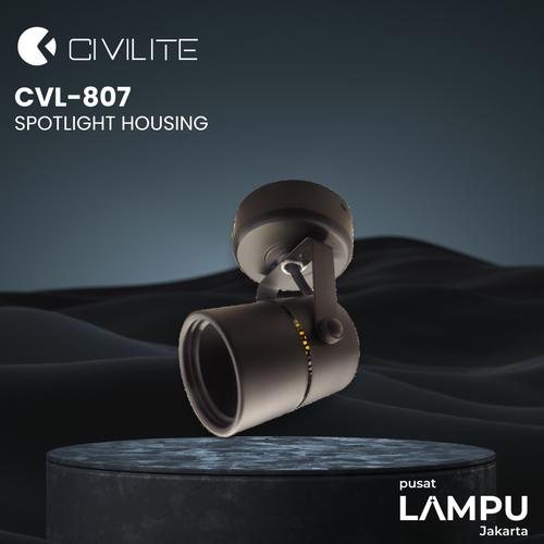 Jual CIVILITE CVL-807 Track Rell Plafon Light isi Lampu MR16 Kosongan ...