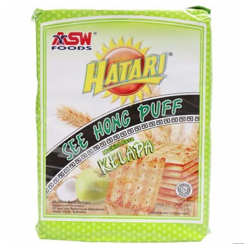 Jual Biskuit HATARI See Hong Puff Wafer Malkist rasa Kelapa 245g - Kab ...