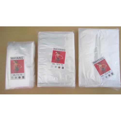Jual plastik pp wayang bening transparan packaging ice warung - 10x15 ...