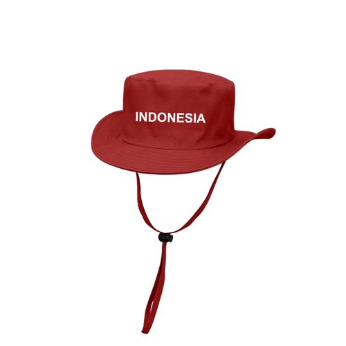 Jual TOPI ANAK INDONESIA RIMBA ANAK MERAH PUTIH BORDIR - Merah - Kab ...
