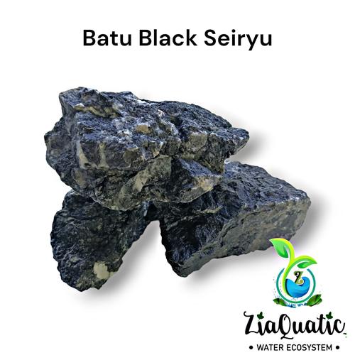 Jual Batu Aquascape/Black Seiryu Stone/Siriyu/Siriu/Hiasan Aquarium ...