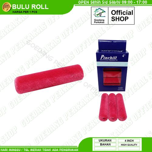 Jual Bulu Roll Kapal Copot Refill 4 Inch Pinehill Merah Cat Tembok ...