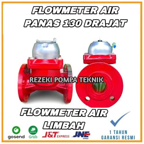 Jual Flow meter air kotor/limbah 4 inch max suhu 130 Drajat Meteran ...