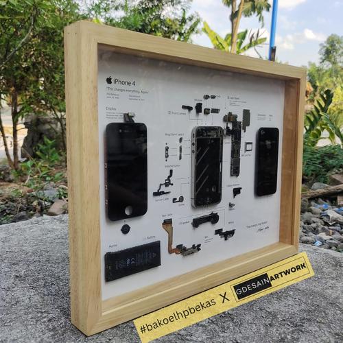 Jual [FULL ARTWORK] Hiasan Dinding / Pajangan 3D iPhone 4 Full Artwork - NATURAL - Kab. Ngawi ...