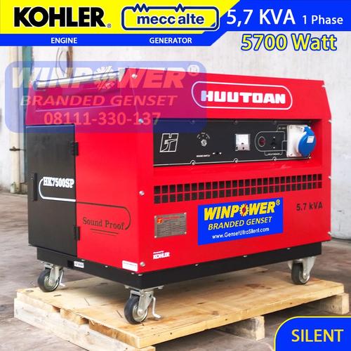 Jual Genset Kohler 5 KVA Silent 1 Fase Mecc Alte 5000 Watt Electric ...
