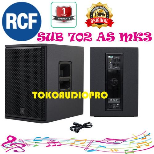 Jual RCF SUB-702 ASIII 12 Inch Subwoofer Aktif RCF SUB-702AS Mk3 ...