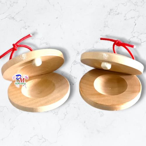 Jual alat musik kastanyet kayu per pcs - Kota Medan - DyMerShop | Tokopedia