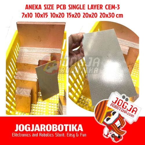 Jual ANEKA PCB SINGLE LAYER TEMBAGA SATU SISI CEM3 CEM-3 - PILIH UKURAN ...