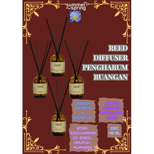 Jual Reed Diffuser Summer Spring Pengharum Ruangan 40 ml - Dark ...