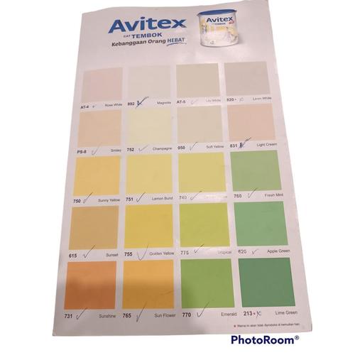 Jual Cat Tembok Dinding 5Kg 5 Kg Avitex By Avian Brands/Cat Avitex ...