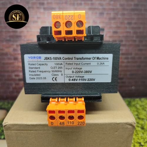 Jual TRAFO STEP DOWN VORGE JBK5 100VA in 220v/380v out 220v/110v/48v TRANSF - Jakarta Barat ...