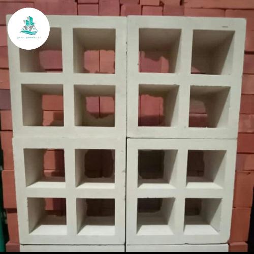 Jual Roster beton putih motif dadu lb4(20x20) - Abu-abu - Kota ...