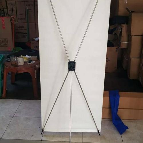 Jual Kerangka Tiang Stand Standing Stan Spanduk Benner Banner Alumunium ...