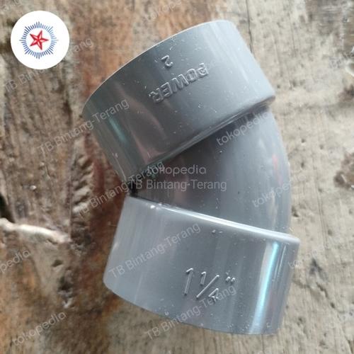 Jual KNEE KENI ELBOW 45 DERAJAT 1 1/4" INCH D SAMBUNGAN PIPA PVC - Kota ...