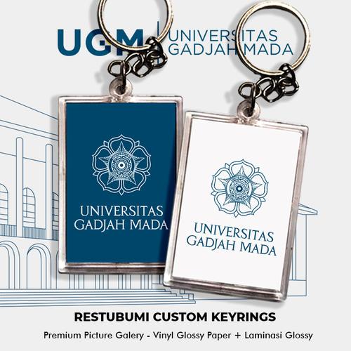 Jual Gantungan Kunci Akrilik UGM Universitas Gajah Mada - Biru - Kab ...