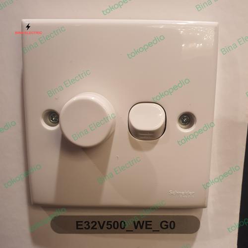 Jual Saklar Dimmer Classic Schneider E32V500_WE_G0 / Dimmer Saklar ...