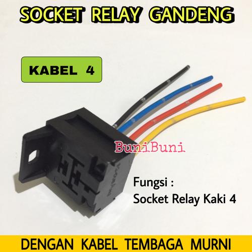 Jual SOCKET SOKET RUMAH RELAY KAKI 4 / 5 MODEL GANDENG Untuk Lampu ...