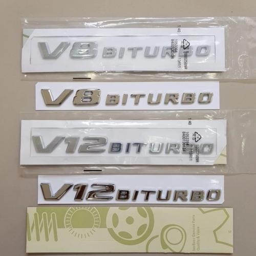 Jual Emblem V12 Biturbo Mercedes Benz / Emblem Tulisan V12 Mercy - V12 ...