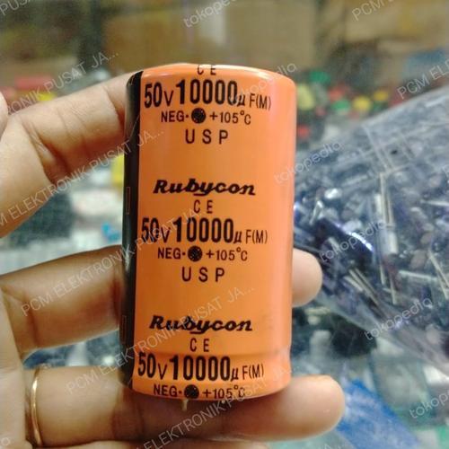 Jual elco elko kapasitor capacitor 10000uf 10000 uf 50v rubycon rubicon - Jakarta Barat - PCM ...