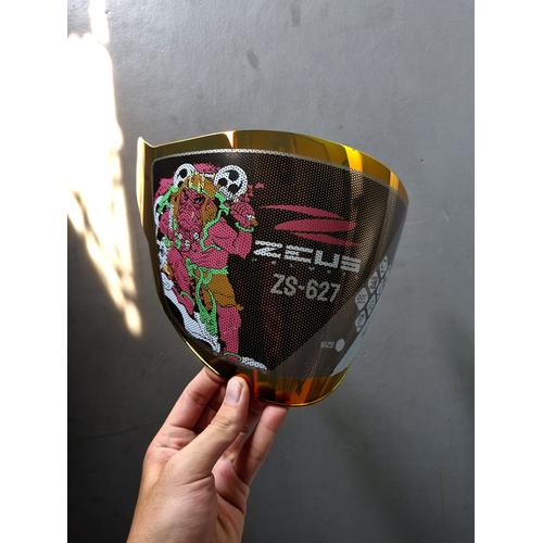 Jual ZEUS ZS 627 VISOR / KACA HELM - GOLD PLUS - Jakarta Utara - Zeus ...