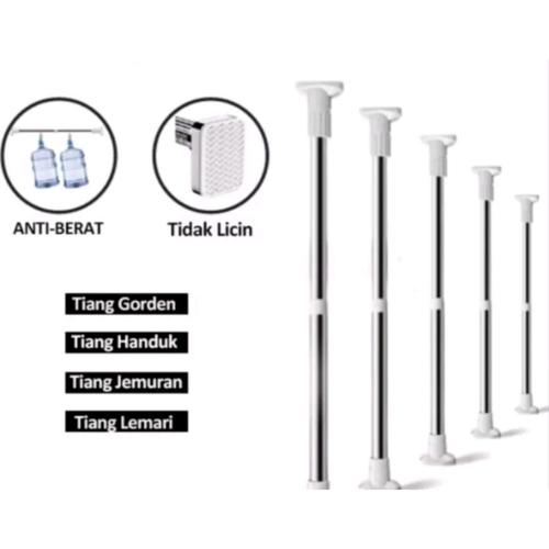 Jual tiang flexible tiang gantungan gorden/jemuran tanpa paku - 160 ...