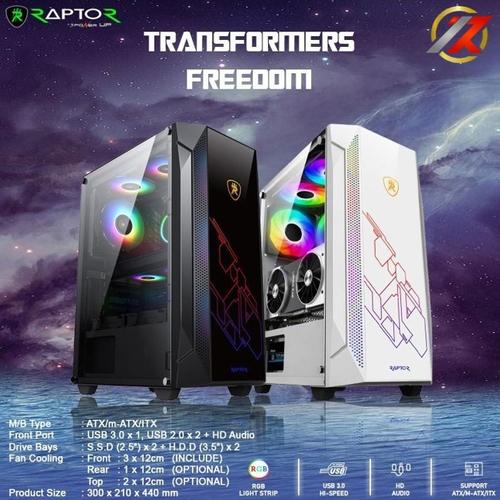 Jual CASING POWER UP RAPTOR TRANSFORMERS FREEDOM - ATX - include 3 FAN ...