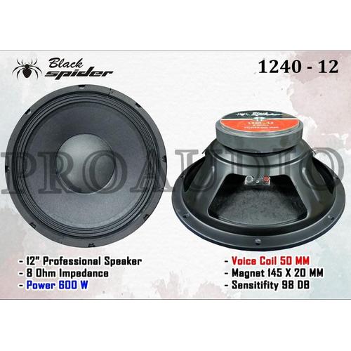 Jual Speaker Komponen Black Spider 12 Inch 1240-12 BS 1240 - 12 ...