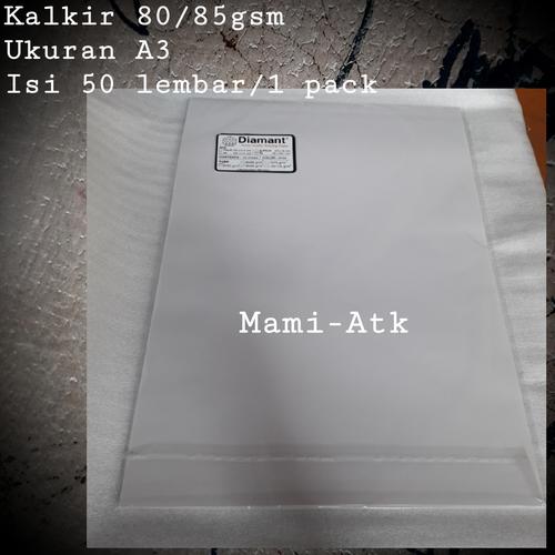 Jual Kalkir,kertas kalkir A3 80/85gsm diamant - Jakarta Utara - Mami Atk | Tokopedia