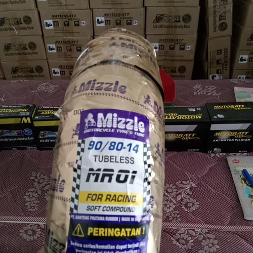 Promo BAN MOTOR 90/80-14 MIZZLE MR01 MR 01 SOFT COMPOUND BAN BALAP ...
