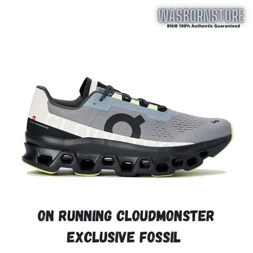 Jual On Running Cloudmonster Exclusive Fossil | Magnet 100% Authentic ...