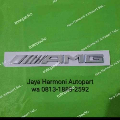 Jual Logo Bagasi Belakang Mercy AMG / Emblem Tulisan AMG - Jakarta ...