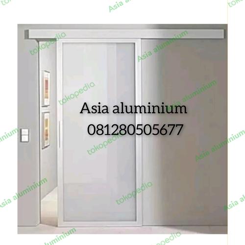 Jual pintu Sleding aluminium ukuran lebar 90 x Tinggi 200 - Cokelat ...