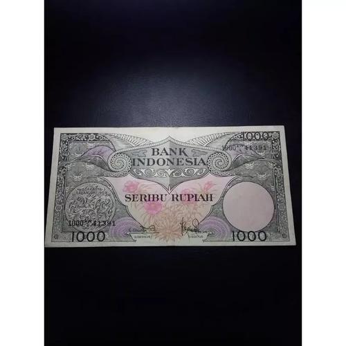 Jual uang kertas kuno 1000 rupiah seri bunga tahun 1959 - Jakarta Timur ...