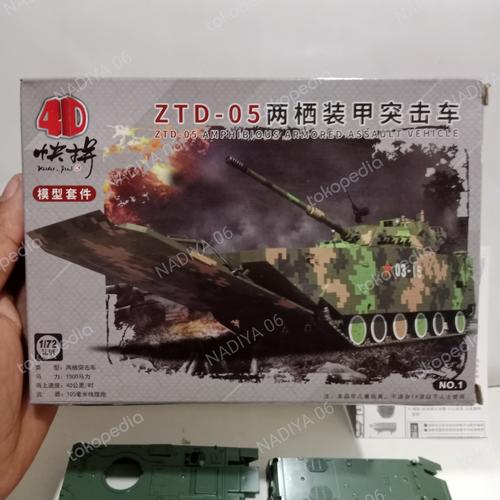 Jual TANK ZTD-05 skala 1/72 miniatur tank baja 4D model kit - Jakarta ...