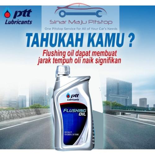 Jual PTT ENGINE FLUSH OIL 1 Liter Oli Kocokan Pembersih Mesin Motor ...