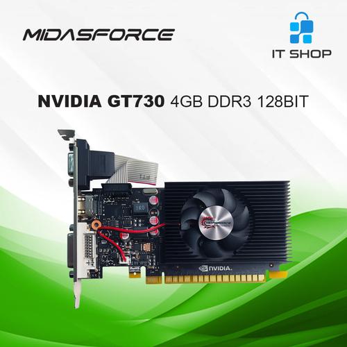 Promo Midasforce VGA NVIDIA GT730 4GB DDR3 128BIT BOX - Midas Force ...